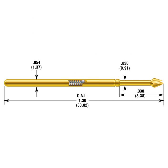 Best Yield Long Life In-Circuit/Functional Test Probes